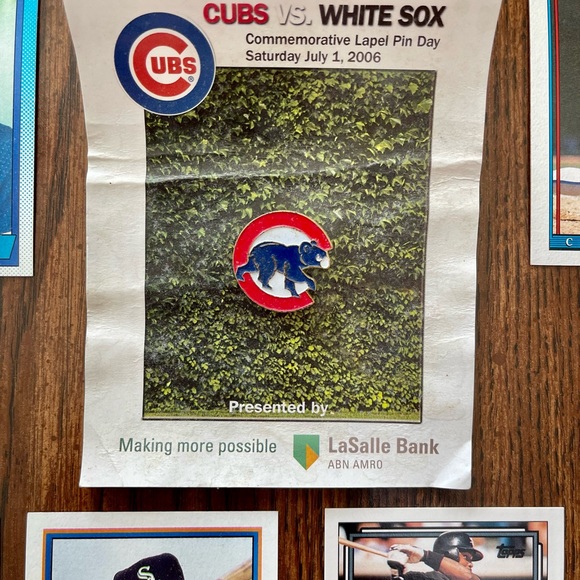 MLB | Accessories | Vintage Chicago Cubs Vs White Sox Commemorative ...